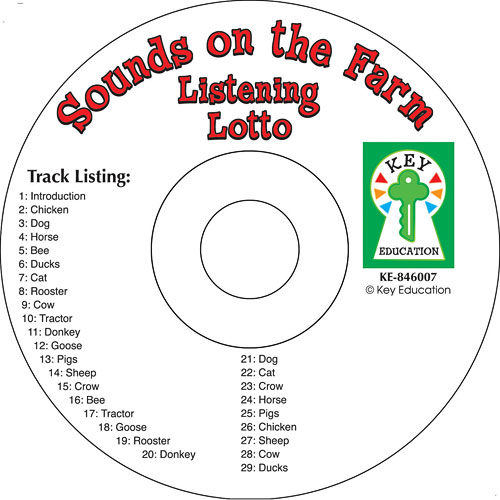 Listening Lotto: Sounds on the Farm! - Toys 2 Learn