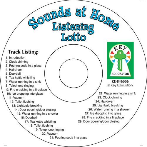 Listening Lotto Sounds at Home - by - Carson Dellosa