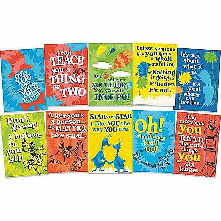 Dr. Seuss™ Poster Set - Tie-Dye - Givens Books and Little Dickens