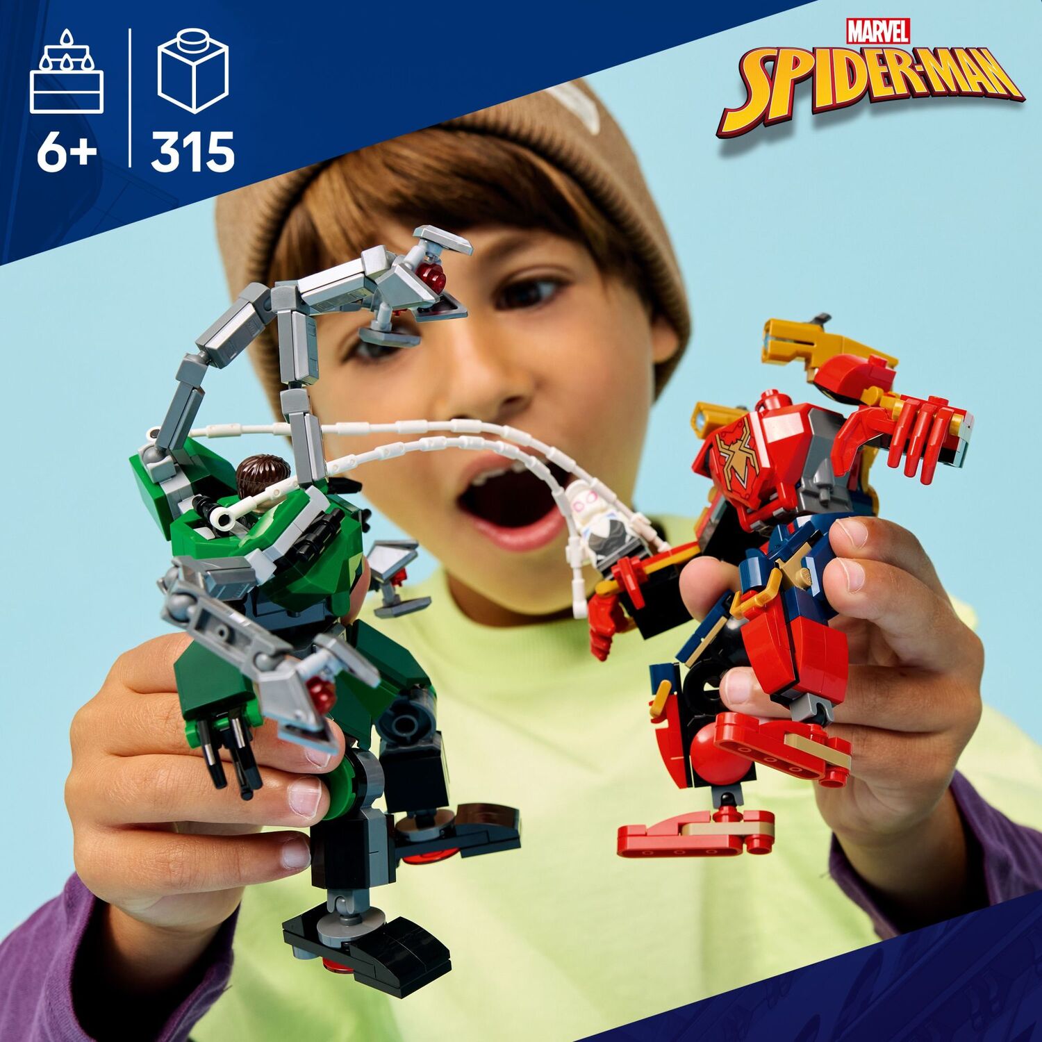 LEGO Super Heroes Marvel: Mech Battle: Spider-Man vs. Doc Ock - Lucky ...