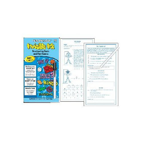 Yes & Know Ages 11 - 111 Invisible Ink Book & Pen Set - Lucky Duck Toys