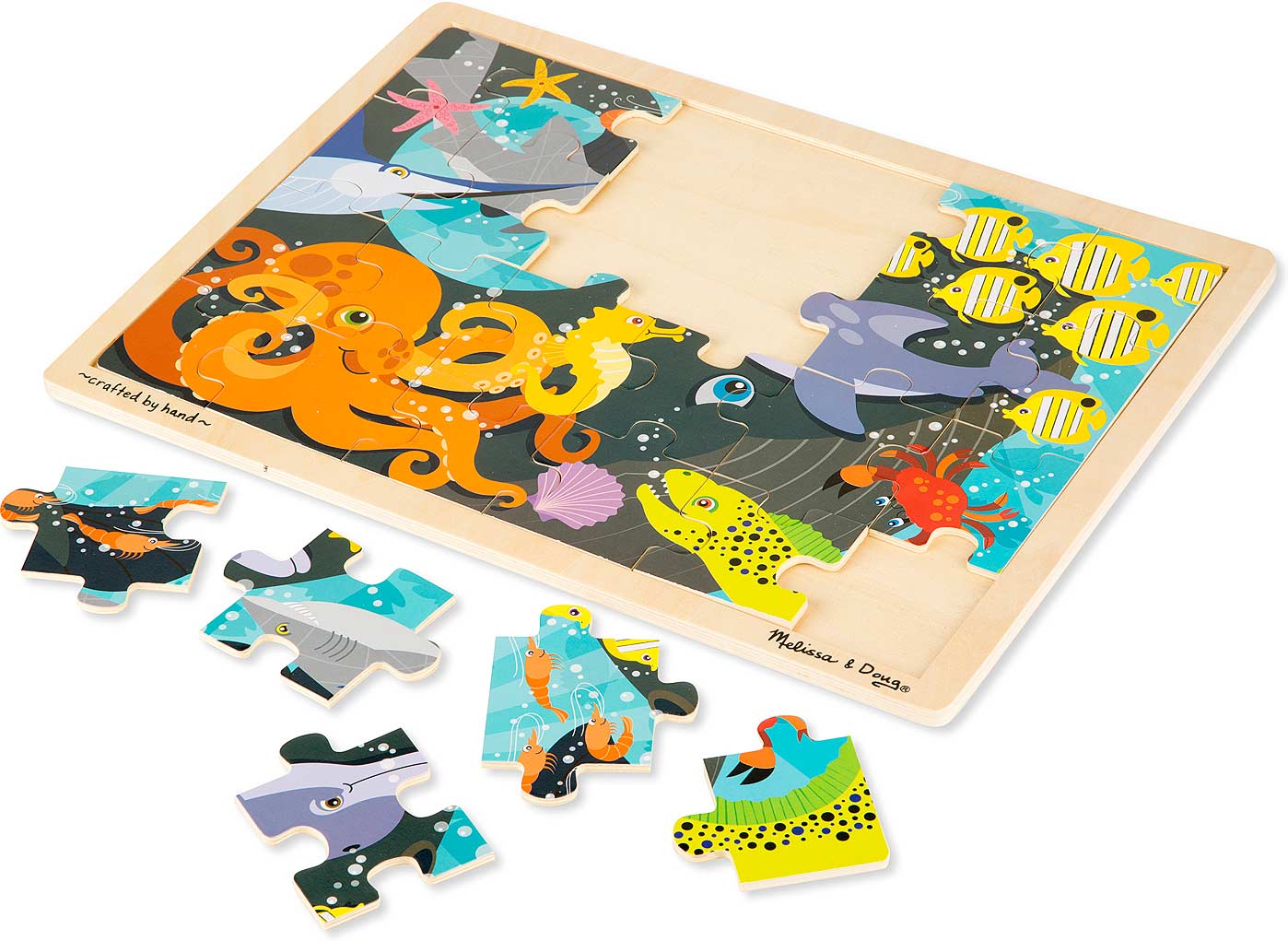 24 pc Under the Sea Puzzle - Toys 2 Learn