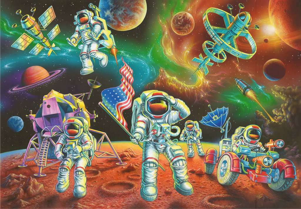 Moon Landing 35 Piece Puzzle Kool Child Moon Landing 35 Piece Puzzle Kool Child
