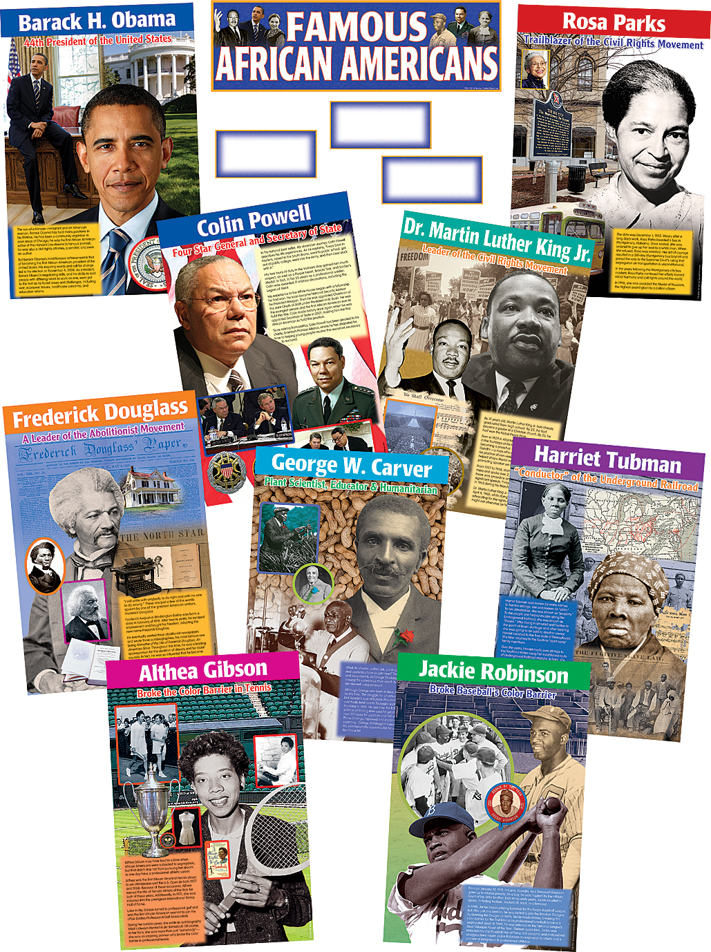 Famous African American Collage